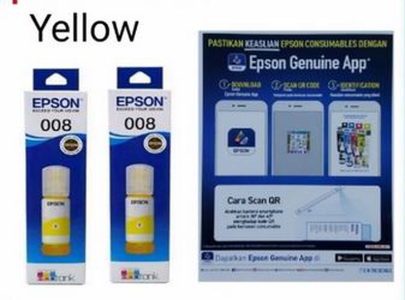 Tinta Epson 008 Kuning