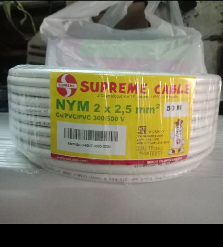 Kabel Listrik NYM LMK Uk 2x2,5 mm2