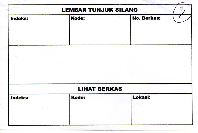 Lembar Tunjuk Silang