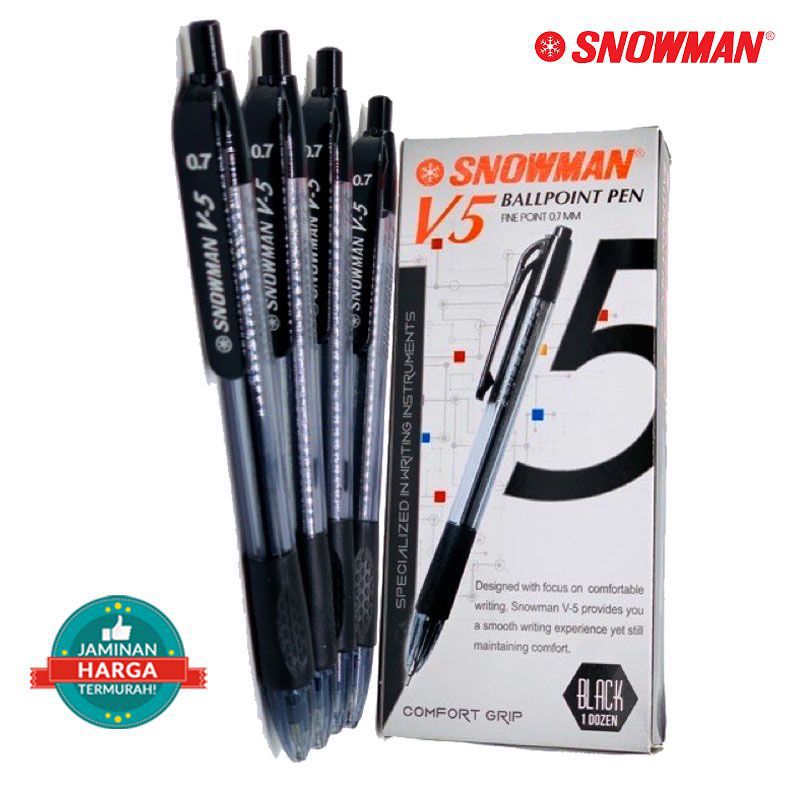Ballpoint Tinta Hitam.