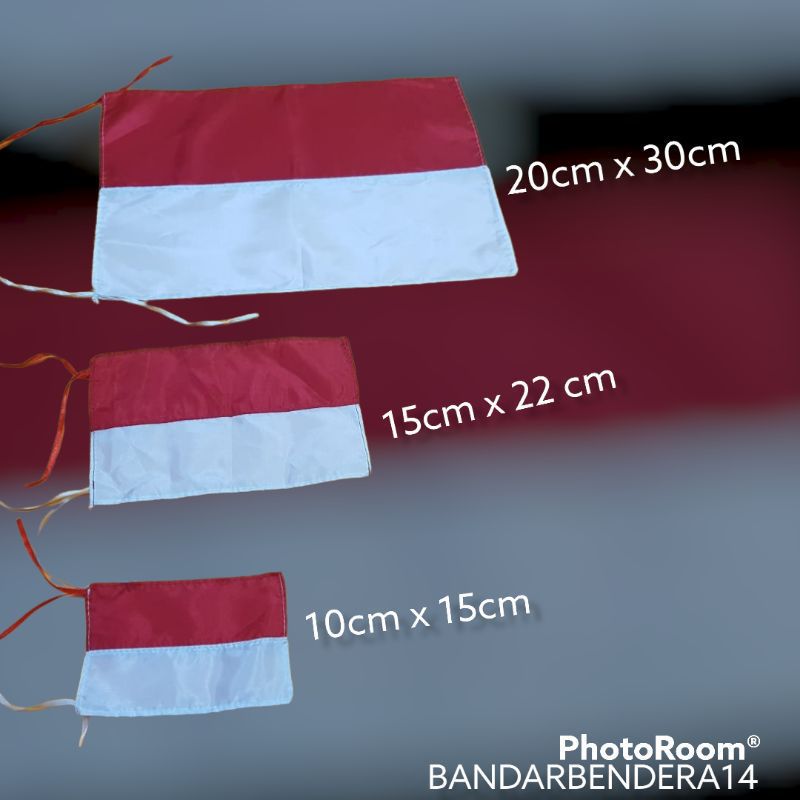 Bendera Merah Putih Uk 20 x30 cm