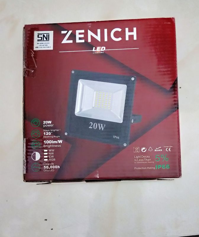 Lampu sorot Led Zenich 20w utih