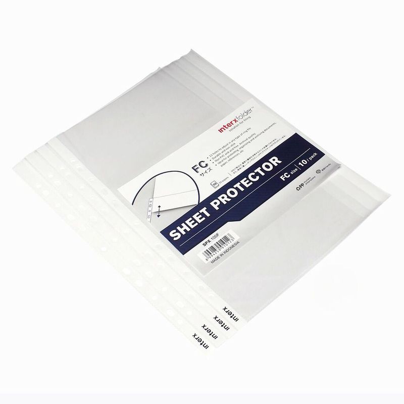 Sheet Protector F4 merk InterX