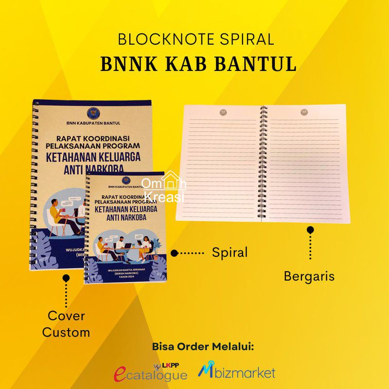 Blocknote Spiral Custom