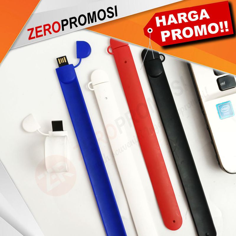 Flashdisk Gelang Karet Cetak Logo FDBR05