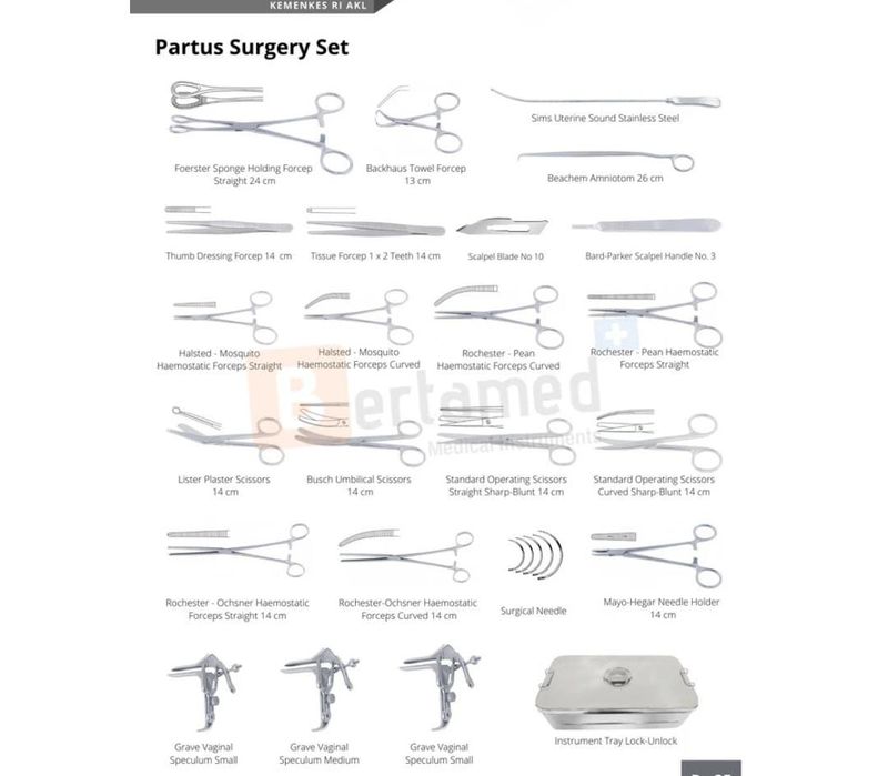 Partus Surgery Set