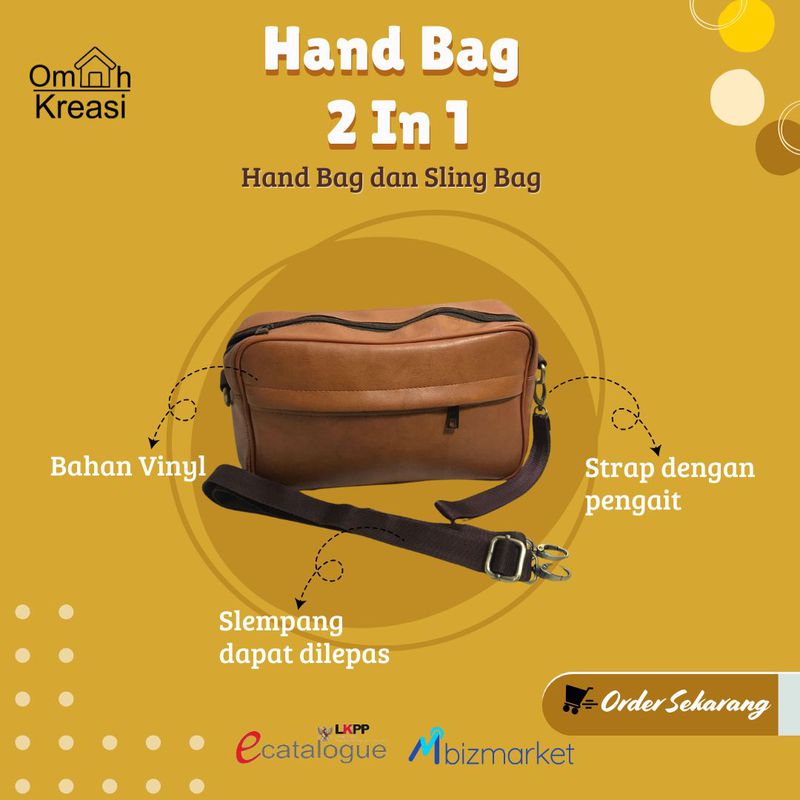 Handbag Kulit Sintetis Custom