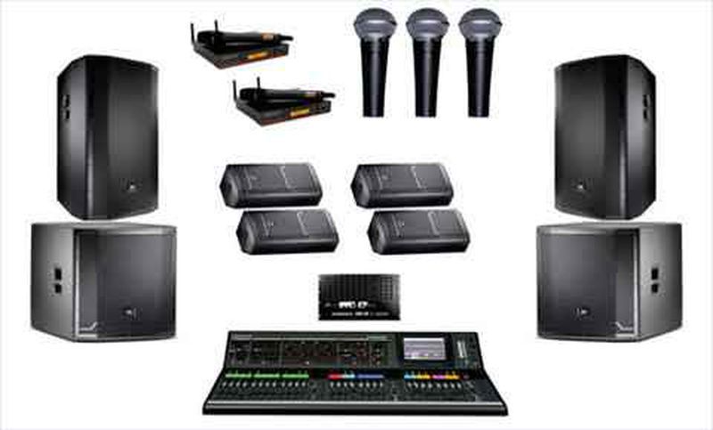 sound system 5000 watt per Acara