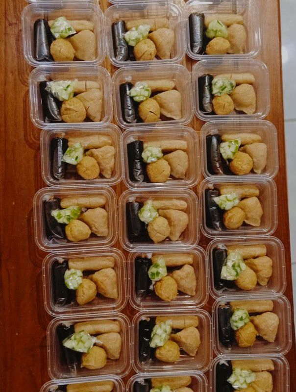 Paket snack produk lokal 1 (paket pempek kecil)