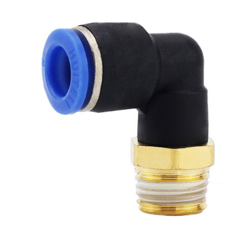 Fitting Elbow Male Pneumatic Slip Lock Drat Luar - MPL - 6mm, 1/4 inc
