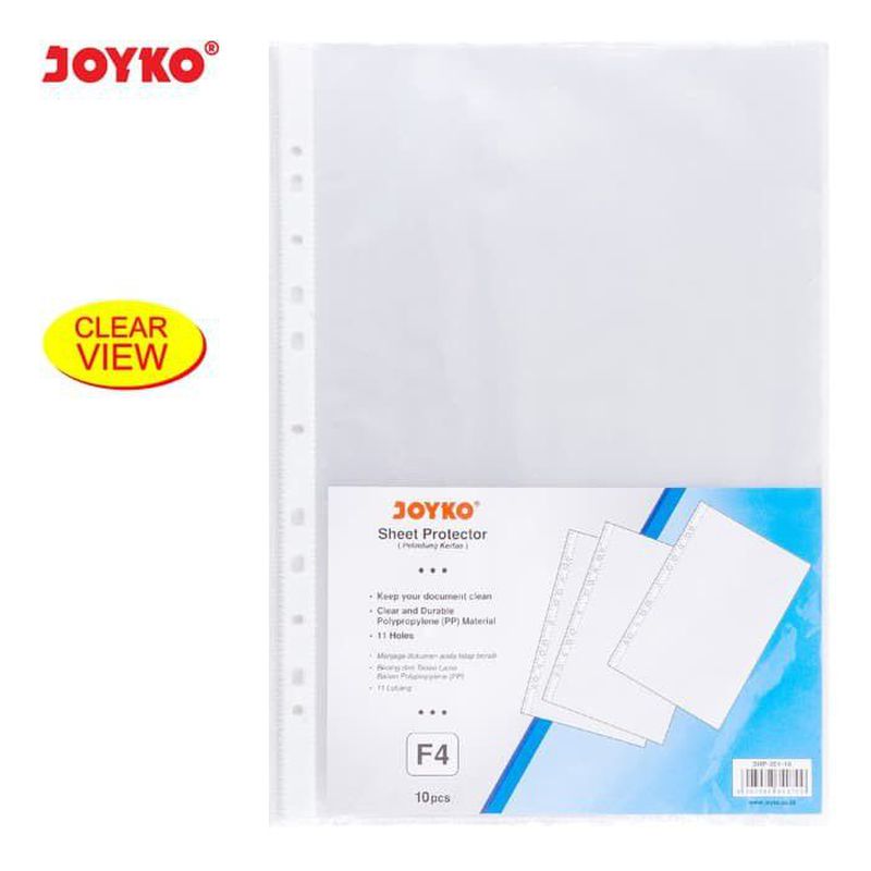Sheet Protector F4 Joyko / Map Plastik Dokumen F4 Joyko