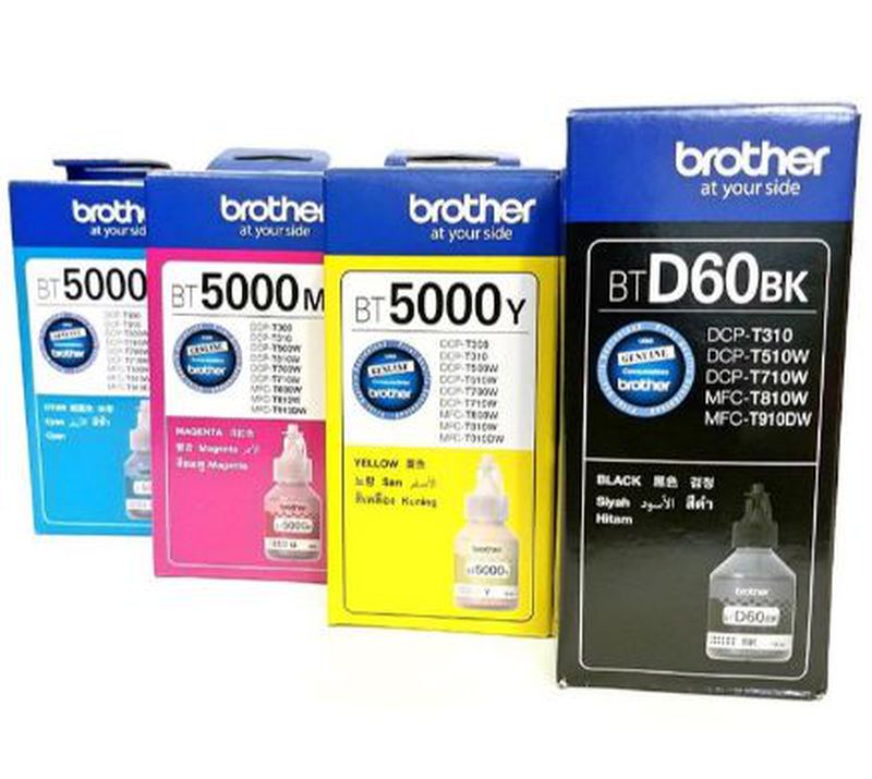 InkJet BT 60 (M), 60 (BK), 5000 (C), 5000 (Y) Brother