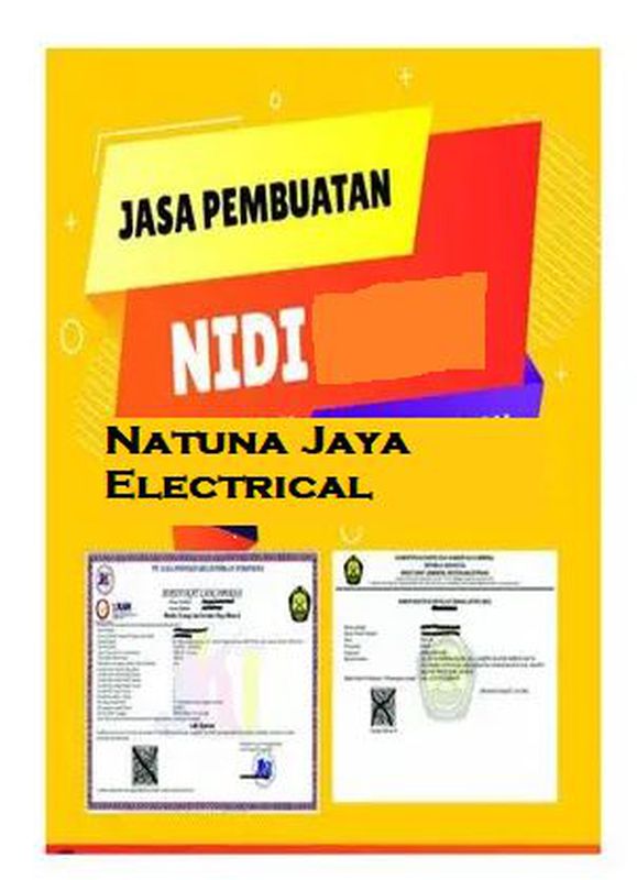 Jasa Kepengurusan Nomor Identitas Tenaga Listrik (NIDI)