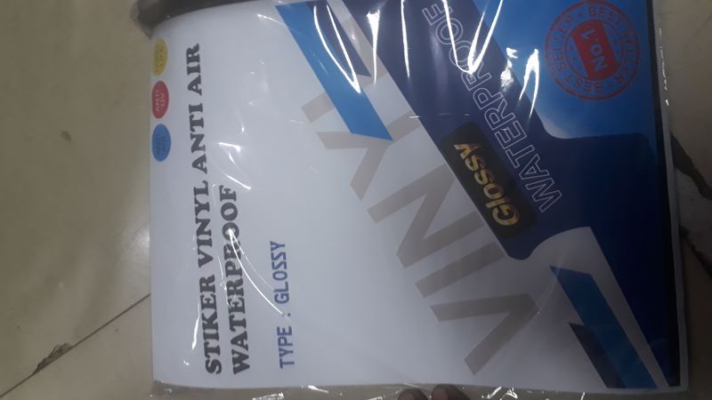 Kertas Sticker Vinyl Glossy A4