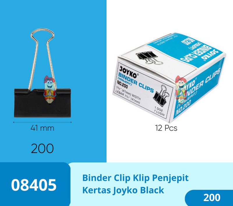 Binder clip hitam 41 MM