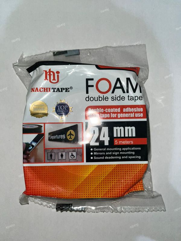 Isolasi Bolak Balik Gabus Tebal Nachi Double Foam Tape 24mm