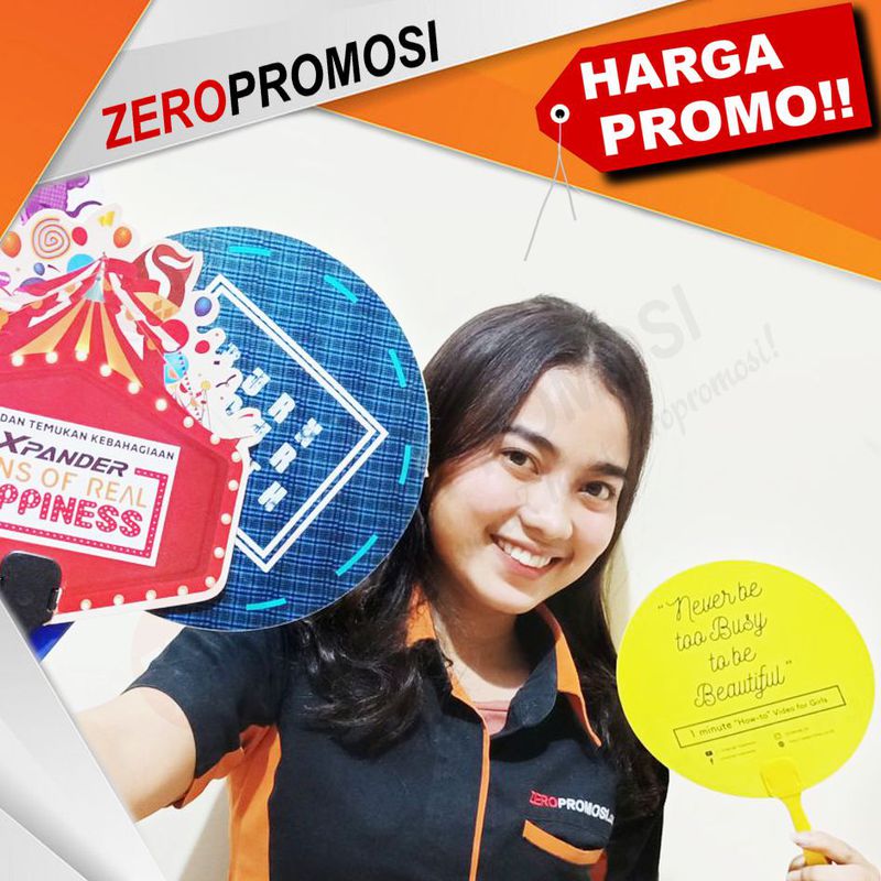 Cetak Kipas Pvc Custom Promosi