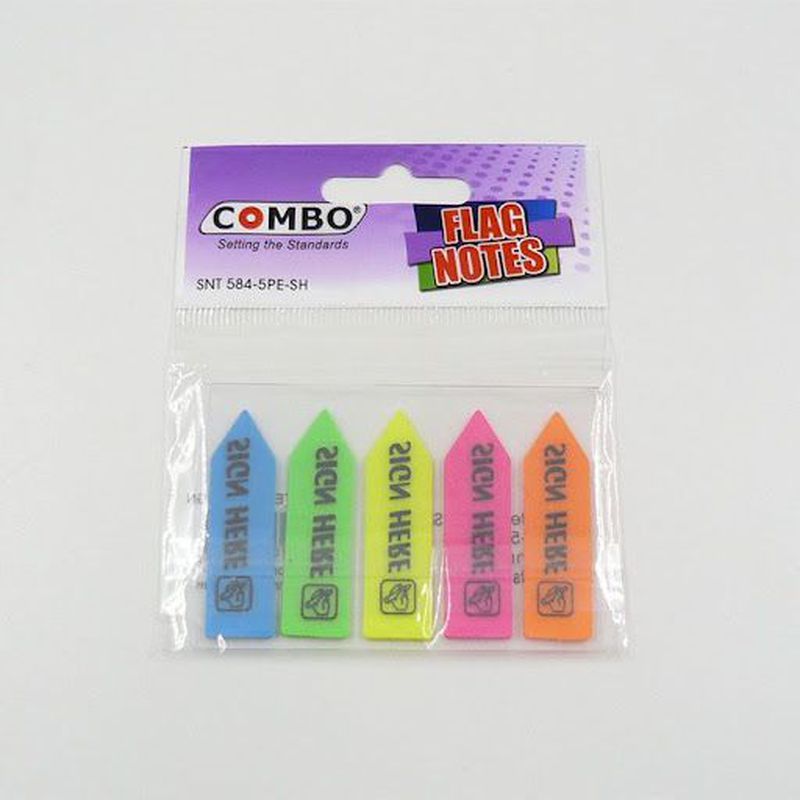 Sticky Notes Sign Here SNT 584 Flag Arrow