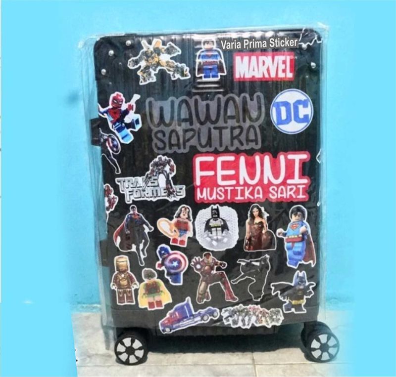 Stiker Cutting Custom untuk nama koper