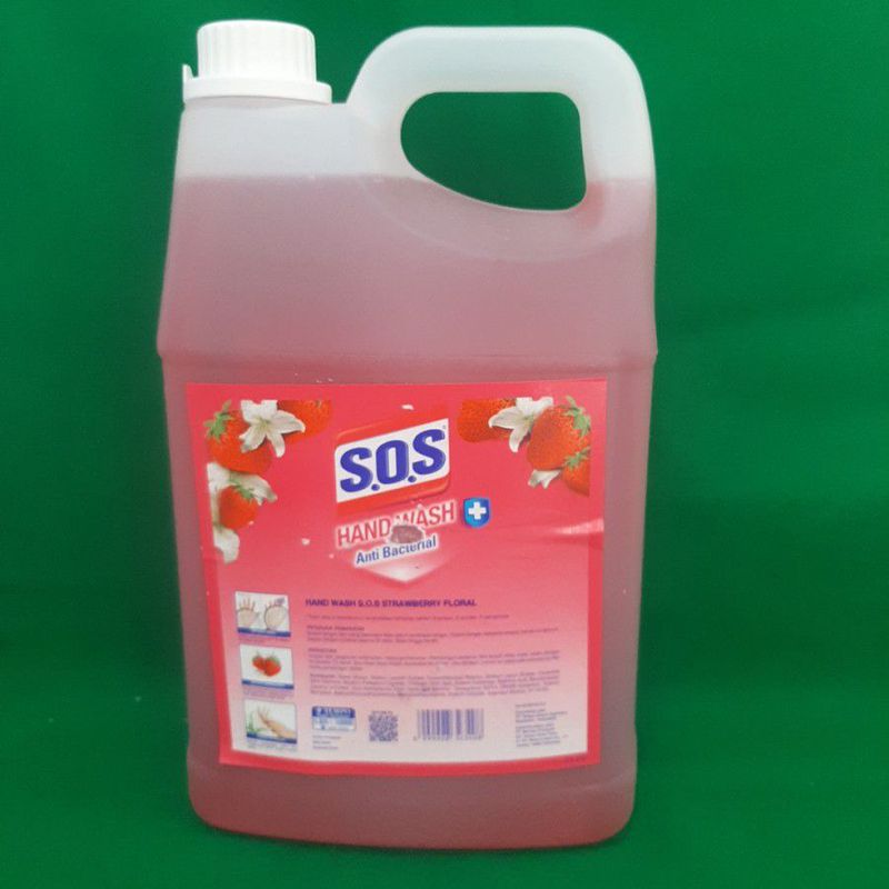 SOS Hand Soap Sabun Cuci Tangan jerigen 4L