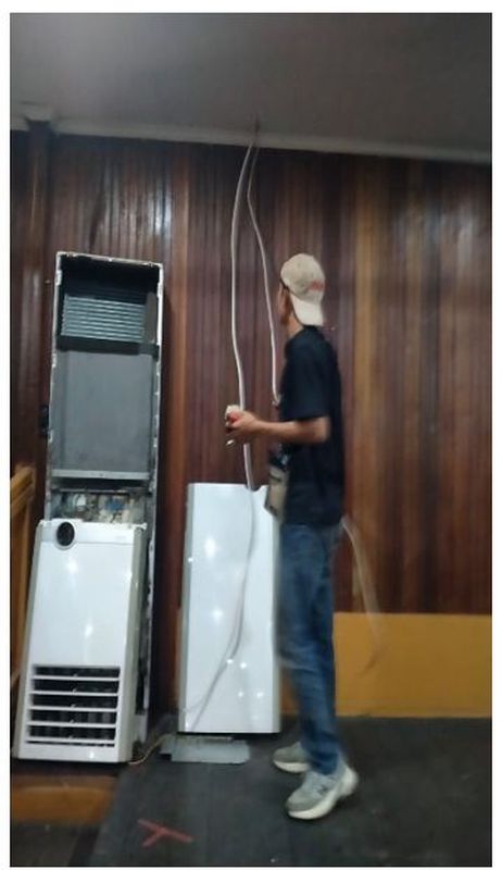 Service /cuci AC Standing Floor 3 PK