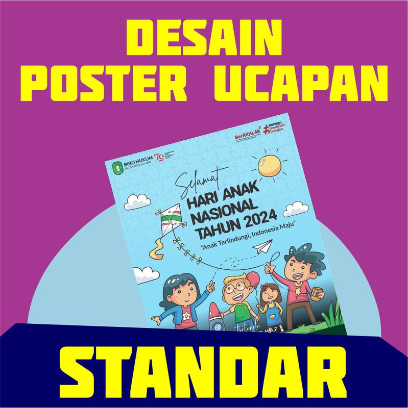 DESAIN POSTER UCAPAN STANDAR