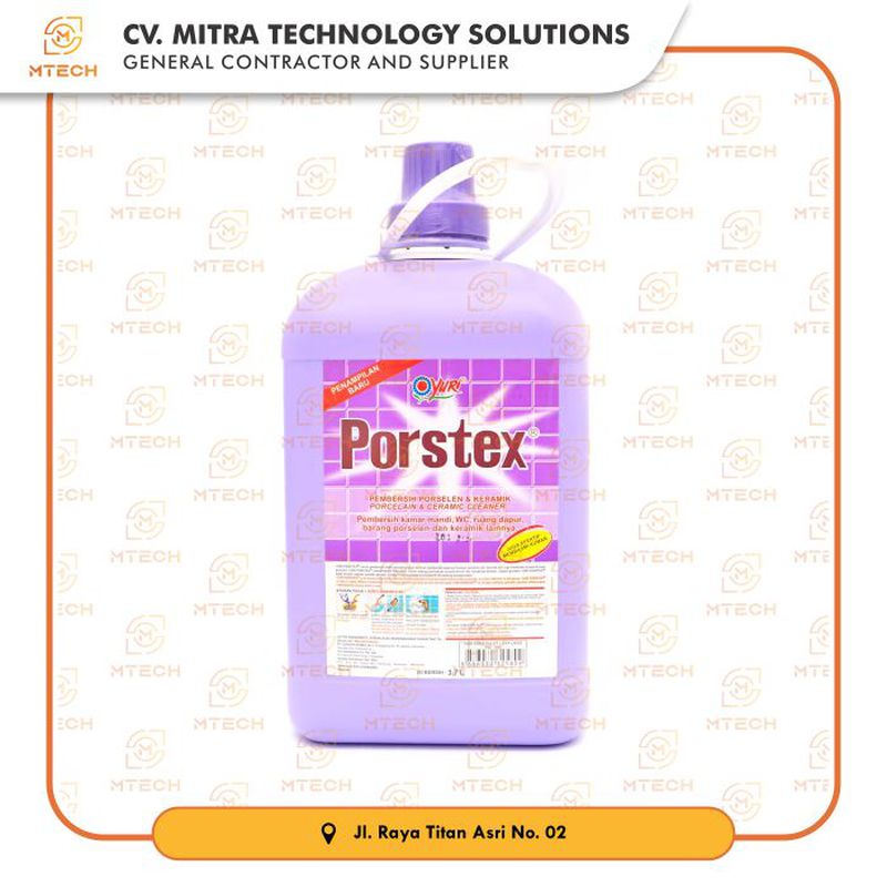 Yuri Porstex Pembersih Porselen dan Keramik 3,7 Liter (Ungu)