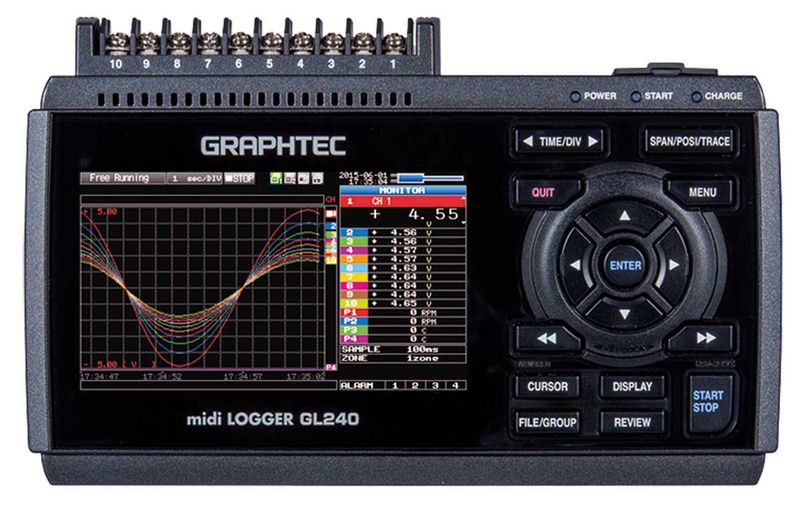 MIDI LOGGER GRAPHTEC GL-240