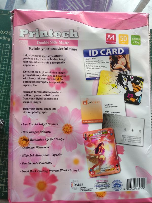 Kertas Foto Printech Double Side Matte 230gr