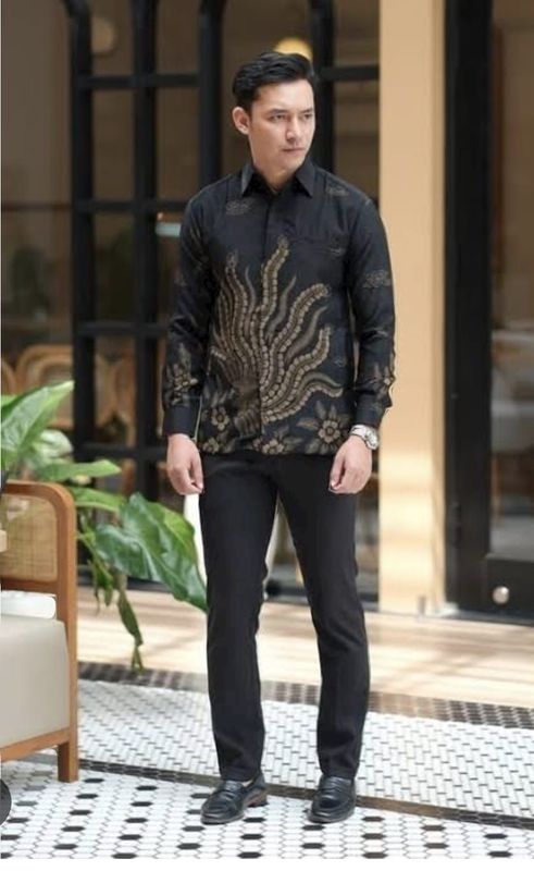SERAGAM BATIK SATU STELL SATPAM - DKS 777