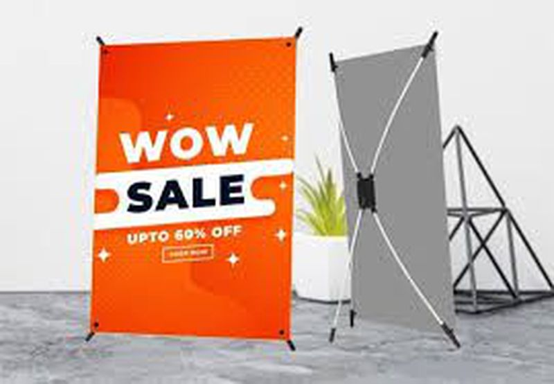 Spanduk (X- Banner ) 2x2.5 M