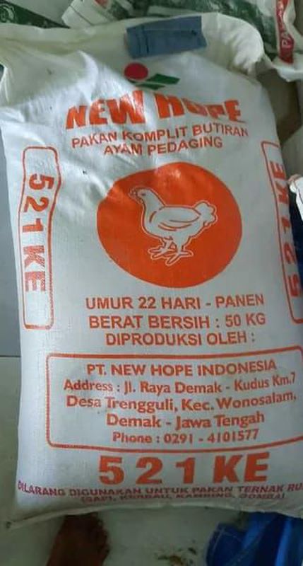 Pakan ayam new hope 521KE