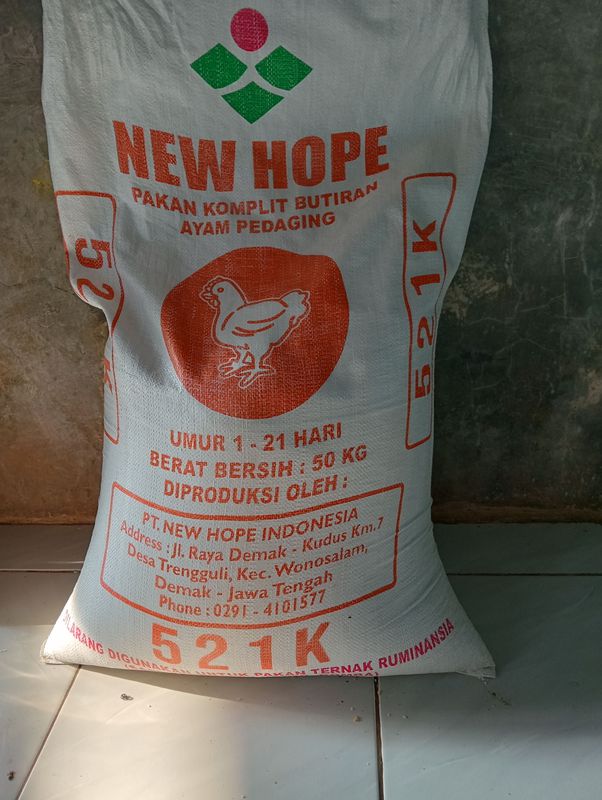 Pakan ayam New hope 521K