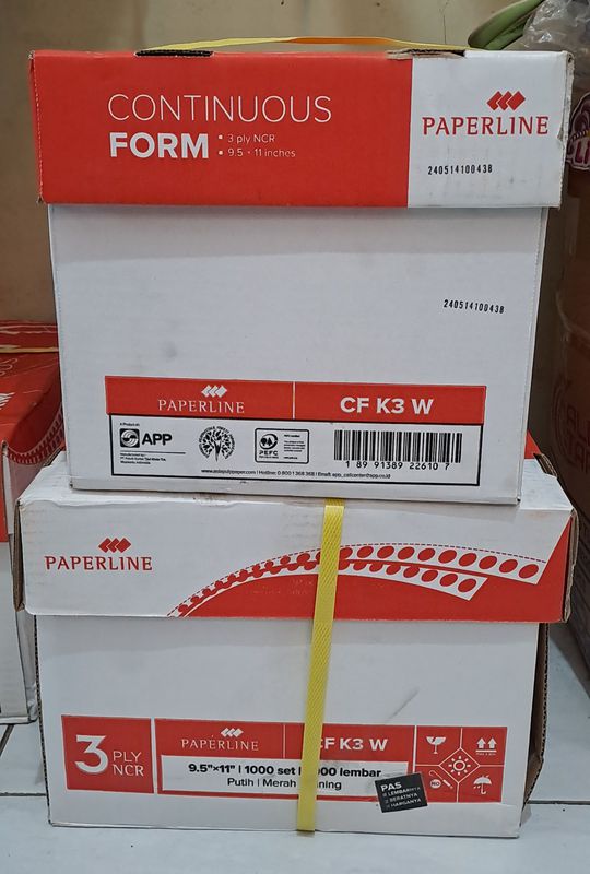 CONTINUOUS FORM 3 PLY PAPERLINE