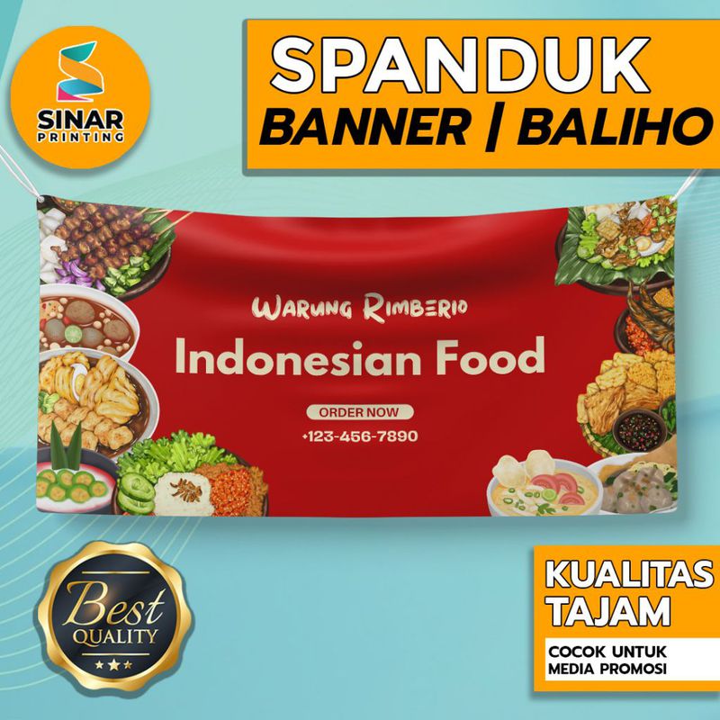 SINAR PRINTING - CETAK BANNER - SPANDUK - BACKDROP - FONTLINE - F440 KOREA