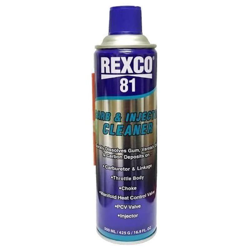 REXCO 81 Carb & Injector Cleaner Spray Pembersih Karburator - 500 ml