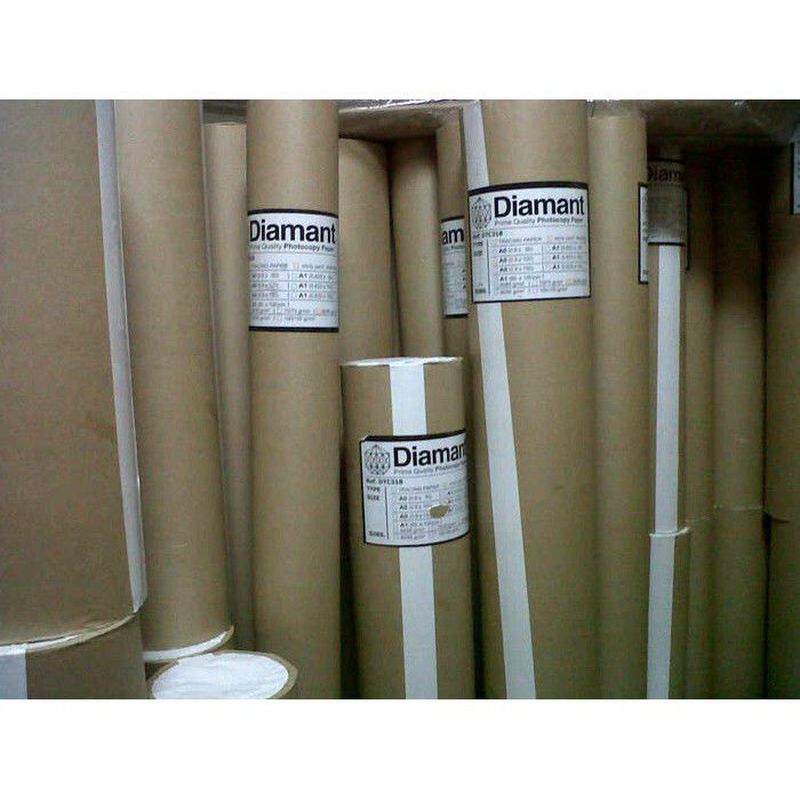 KERTAS HVS PLOTTER A0 36IN 80 GRM X 50 M DIAMANT
