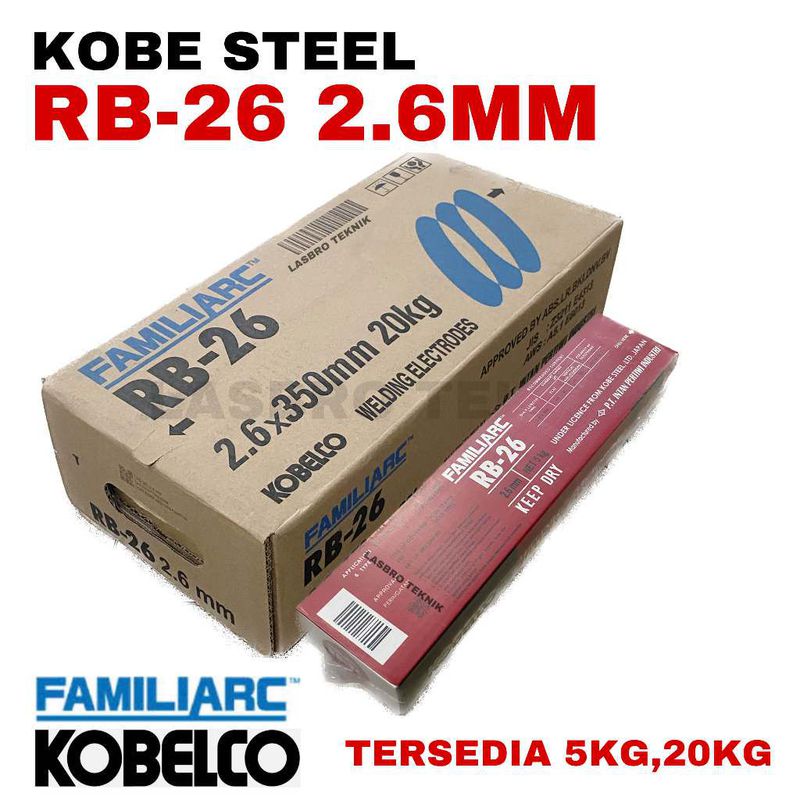 Kawat Las KOBE RB-26 2.6MM