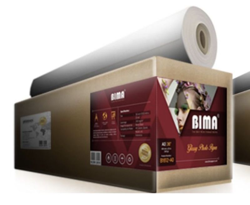 KERTAS PLOTTER BIMA A2 18IN 80-85 GRM X 50 M L 45 CM WHITE PLAN PAPER