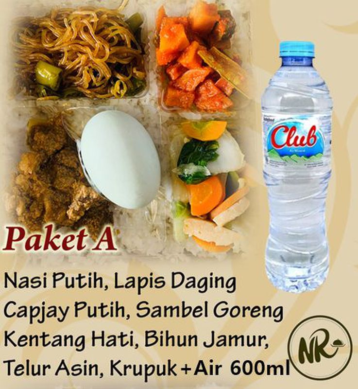 Paket Nasi Lapis Daging