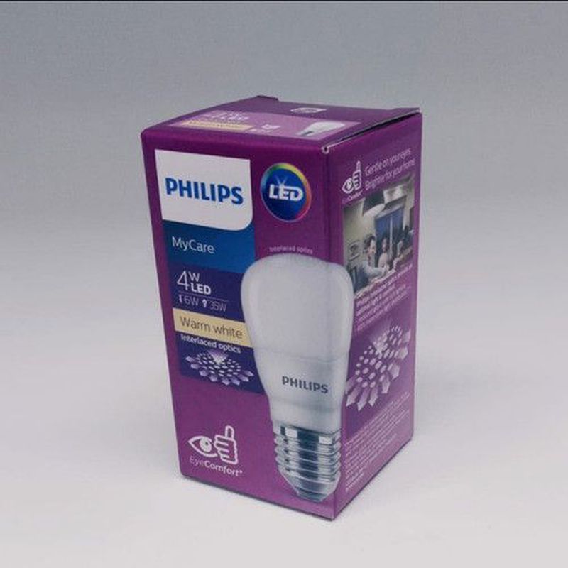 Lampu Philips Led bulb 4W ulir E27 4 watt
