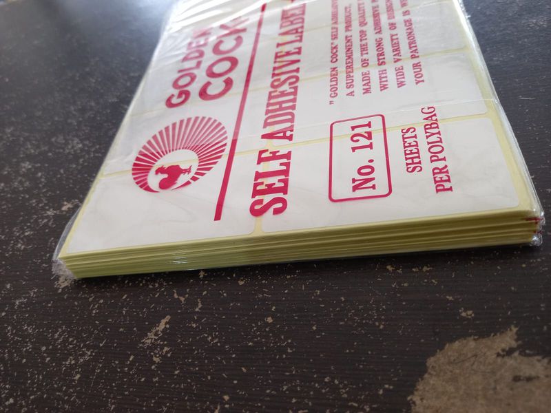 Label 121 pak isi 10