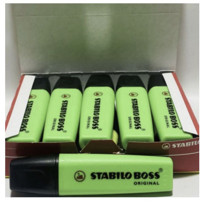 Stabilo, Hijau, Kuning