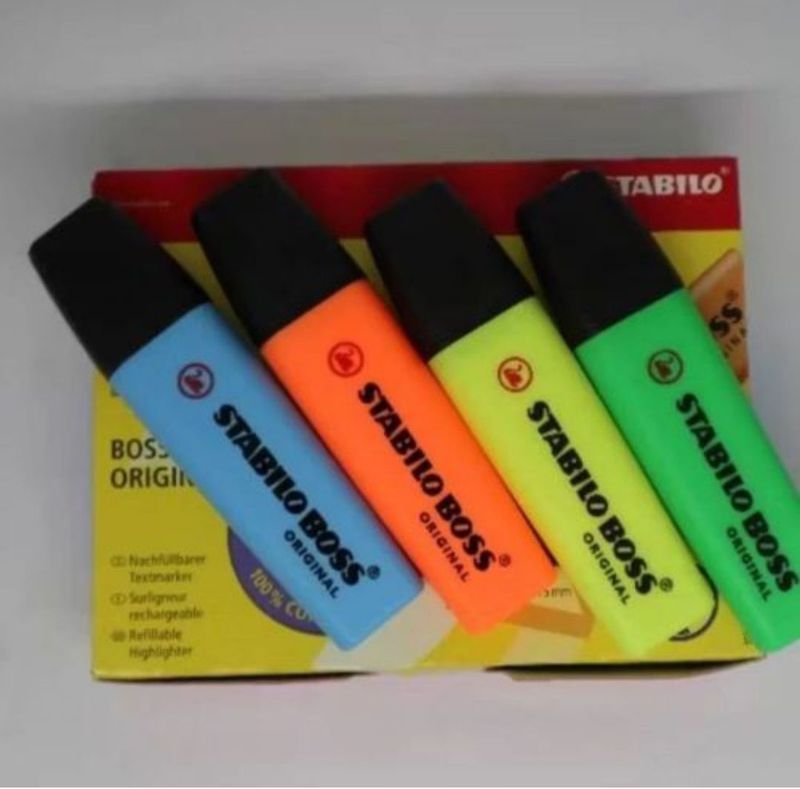 Stabilo Boss 1 Pack Isi 10 Pcs