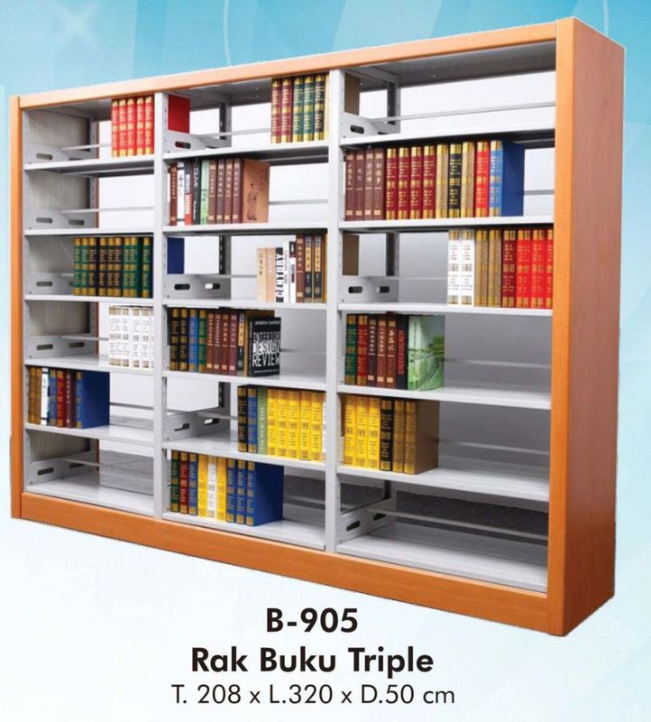 RAK BUKU 2 MUKA TRIPLE BROTHER-905