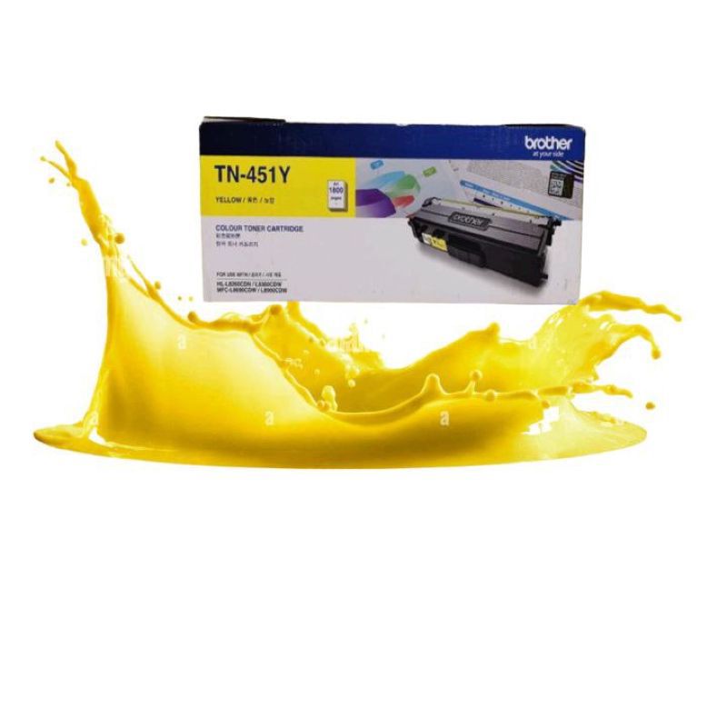 Cartridge Toner Original Brother 451 Yellow OEM - Kuning