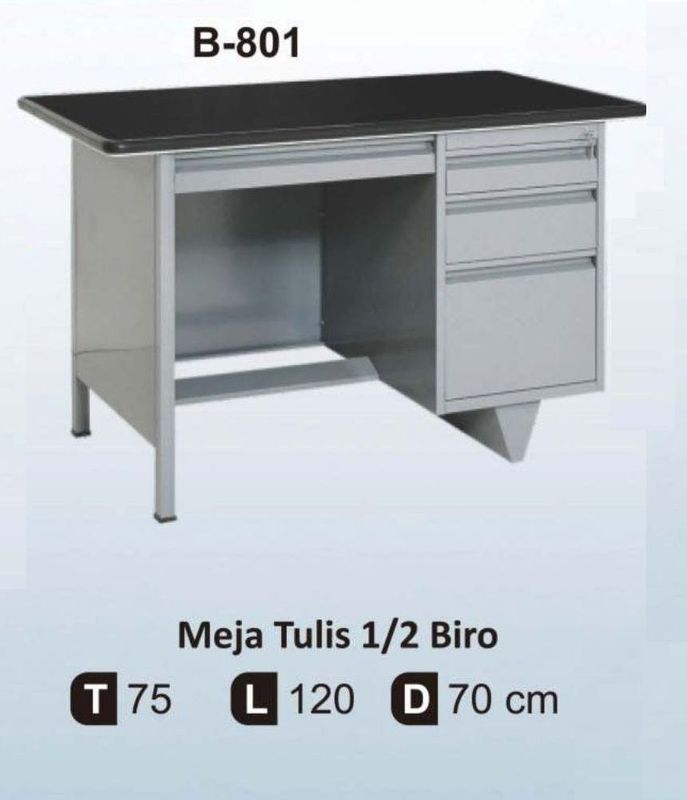 MEJA TULIS SEMI ( 1/2 ) BIRO BROTHER B - 801