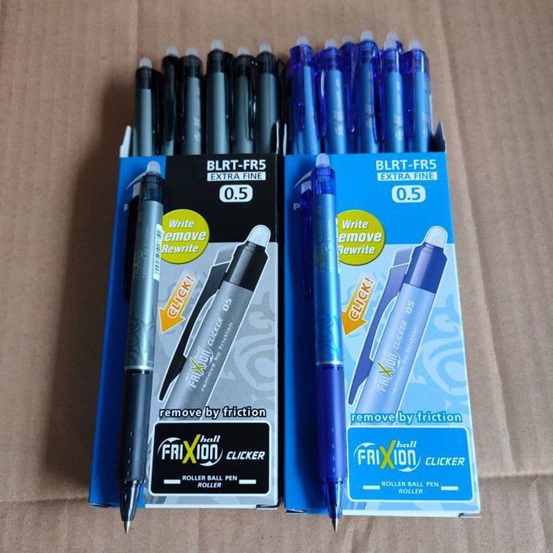Bolpoin Pulpen Pilot Frixion Clicker 0,5 Pulpen Bisa Dihapus