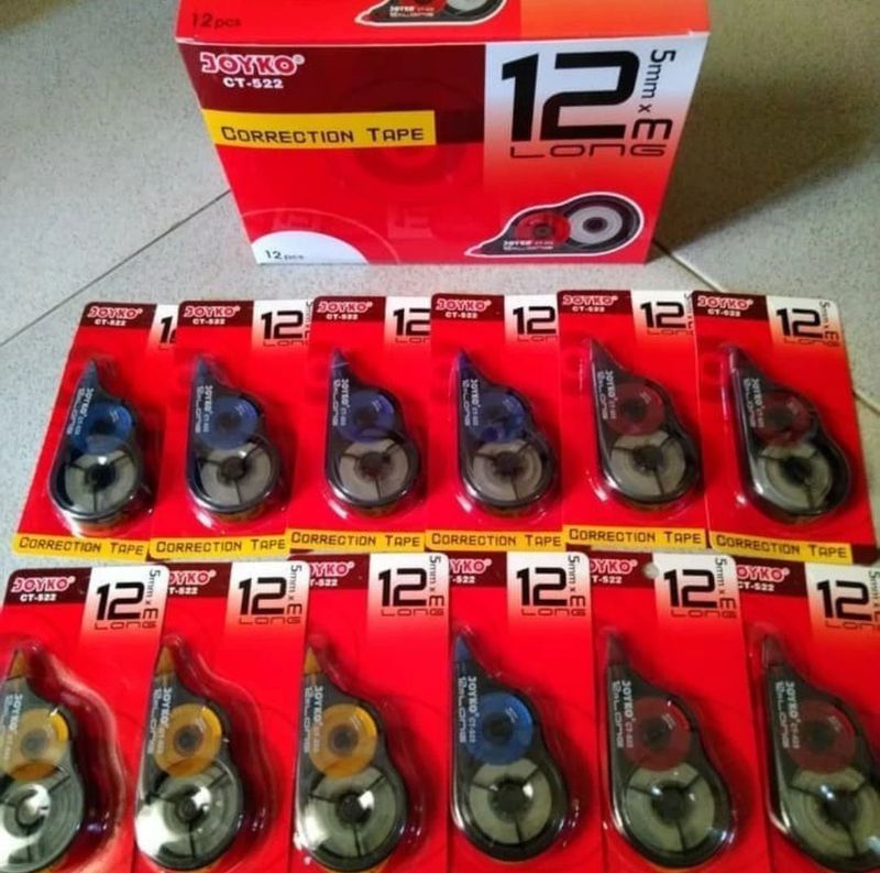 Tipe Ex Joyko 1 Pak isi 12 Pcs