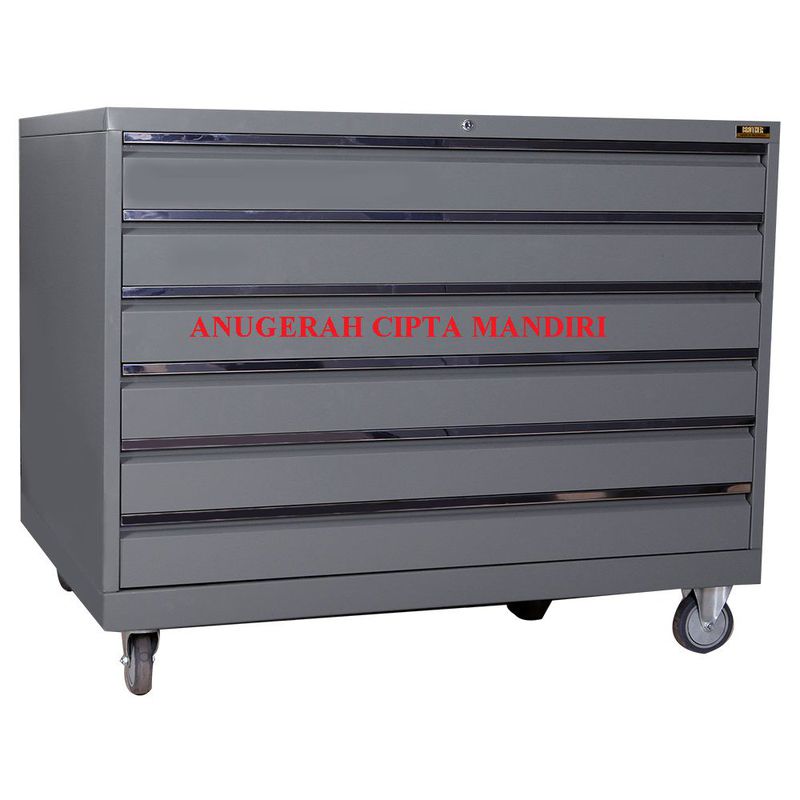 ALMARI GAMBAR HORIZONTAL 6 LACI A0 BROTHER -602
